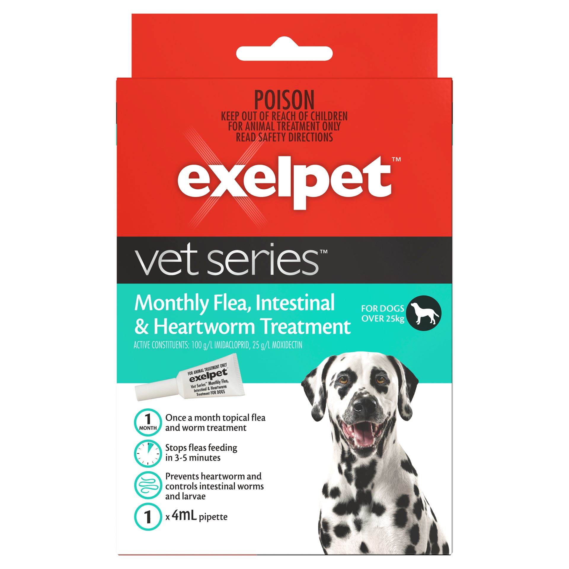 Exelpet™ Ezy-Dose™ Intestinal All-Wormer for All Dogs